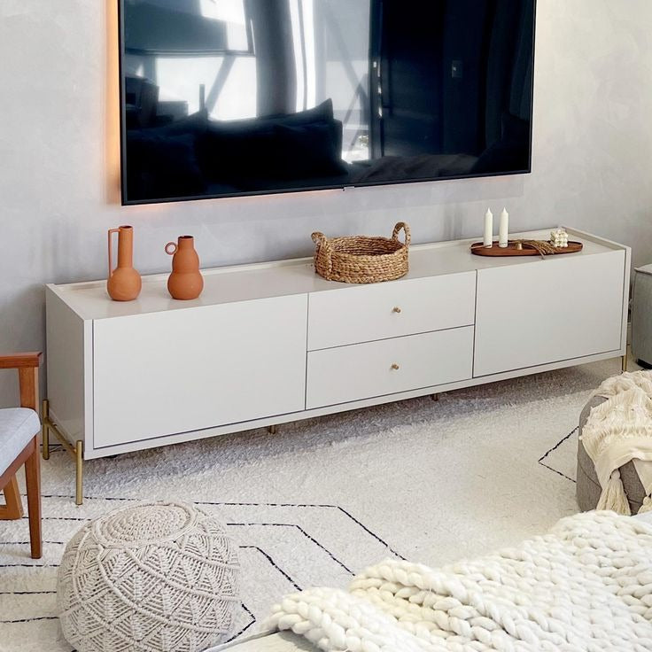 Jasper Plasma Stand Off White Designer Concepts Furniture Store Affordable Modern Tailor Made
