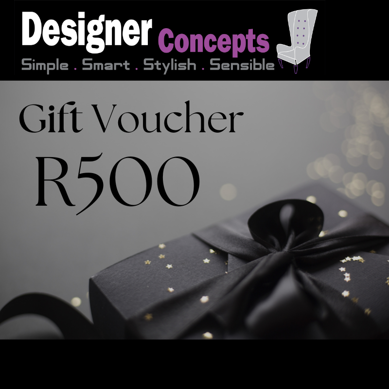 Designer Concepts Gift Card R500 – Designer Concepts - Furniture Store ...