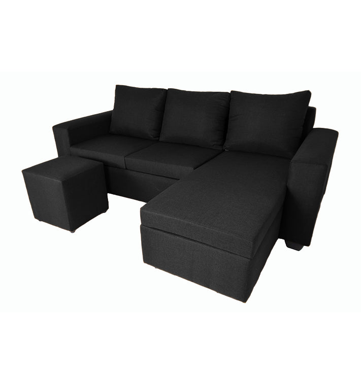 Clif Corner Couch With Foot Stool – Designer Concepts - Furniture Store ...