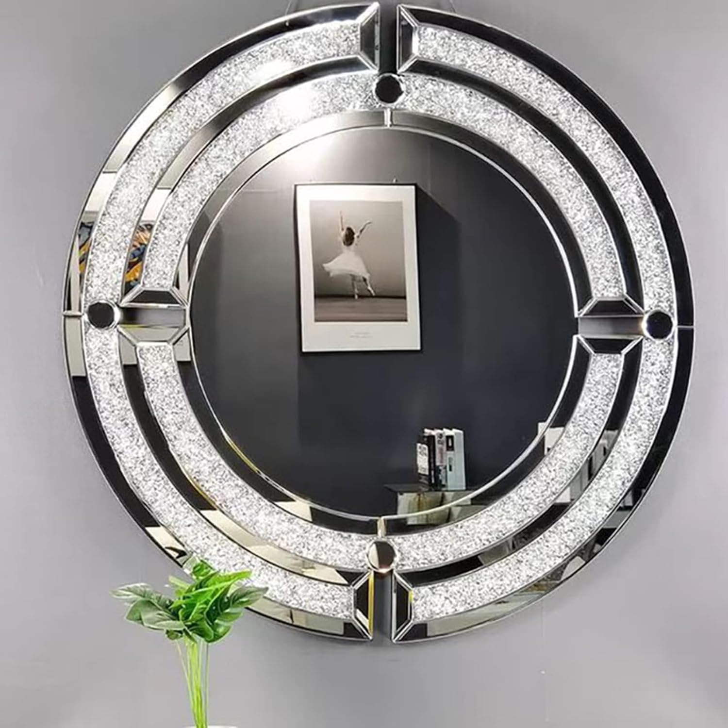 Sadira Silver Round Mirror Only – Designer Concepts - Furniture Store ...
